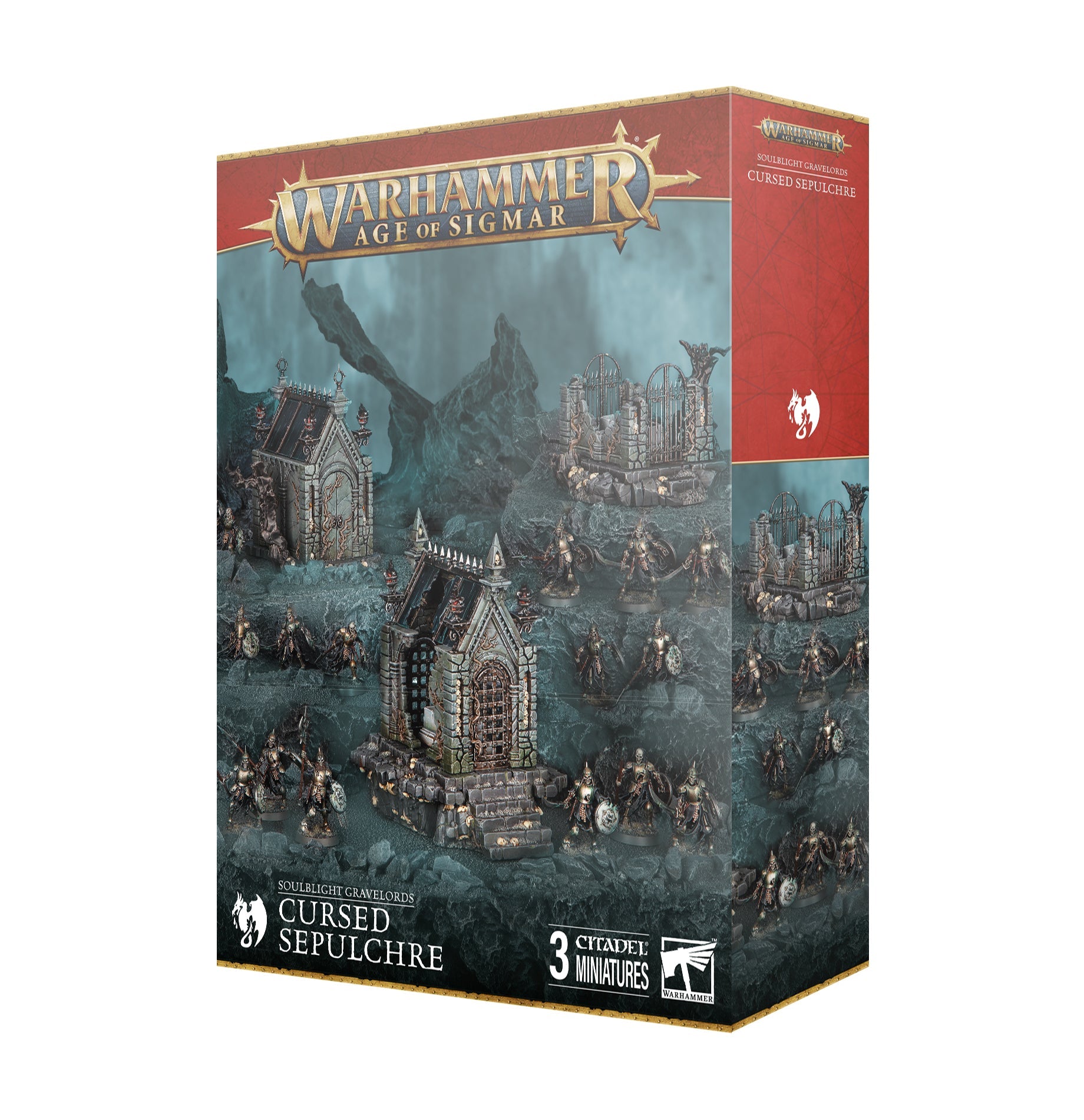 Age of Sigmar Soulblight Gravelord Cursed Sepulchre - Miniatures ...