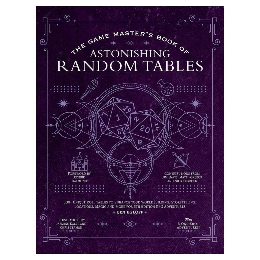 Game Master's Book of Astonishing Random Tables - RPG - New | Retrofix ...