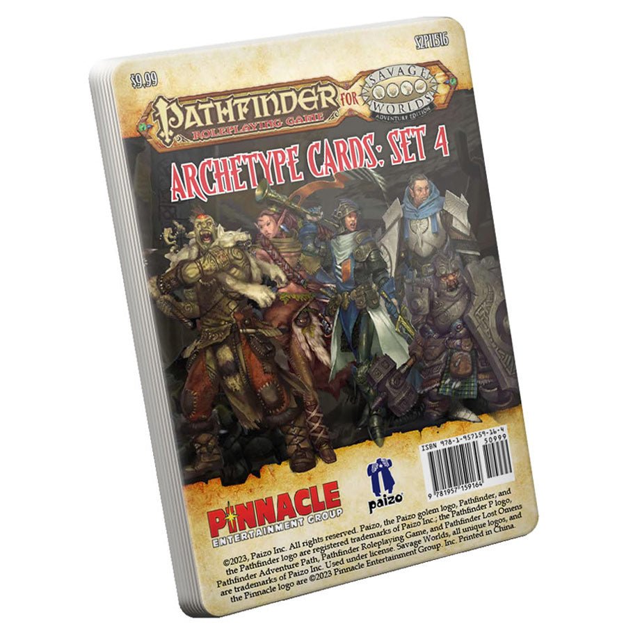 Pathfinder for Savage Worlds Archetype Set 4 - RPG - New | Retrofix Games