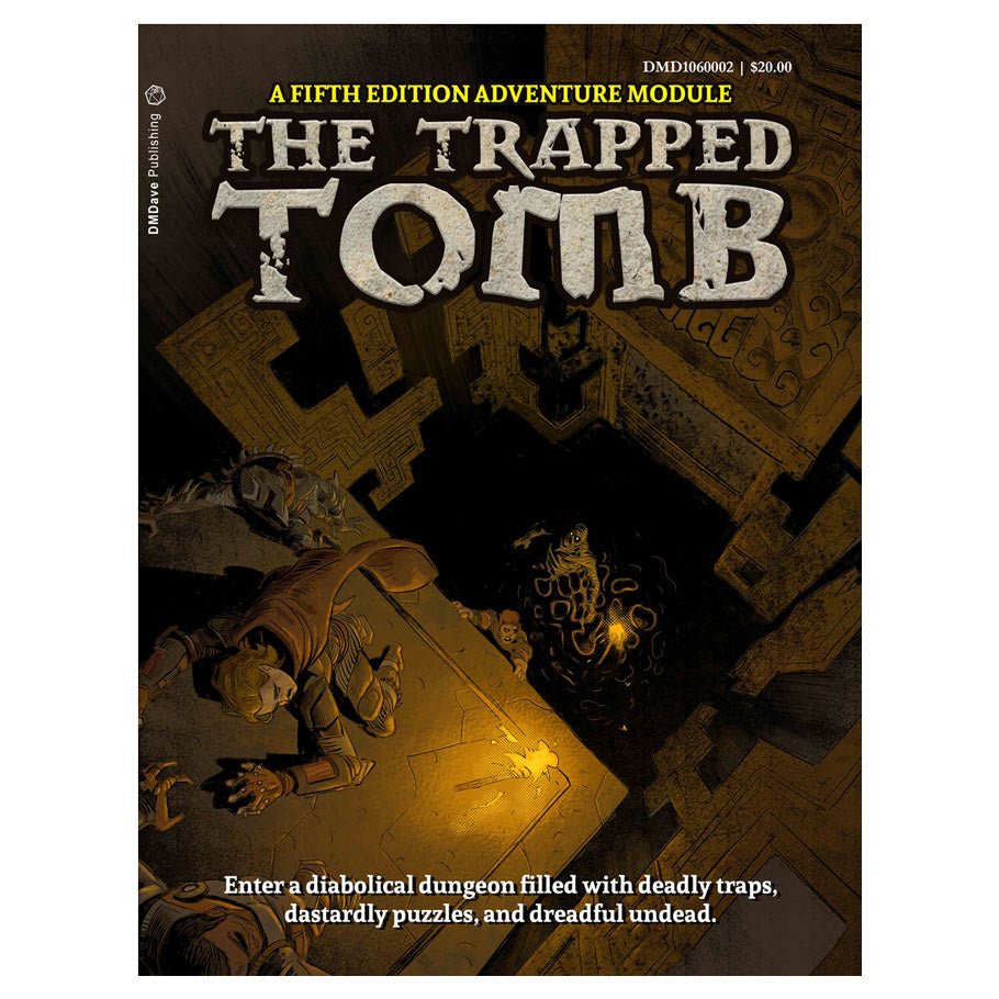 The Trapped Tomb 5e Adventure - RPG - New | Retrofix Games
