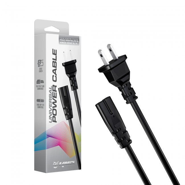 Universal Power Cord PS,2,3,4,Slim/Xbox/XBO S & X/Saturn,DC ...