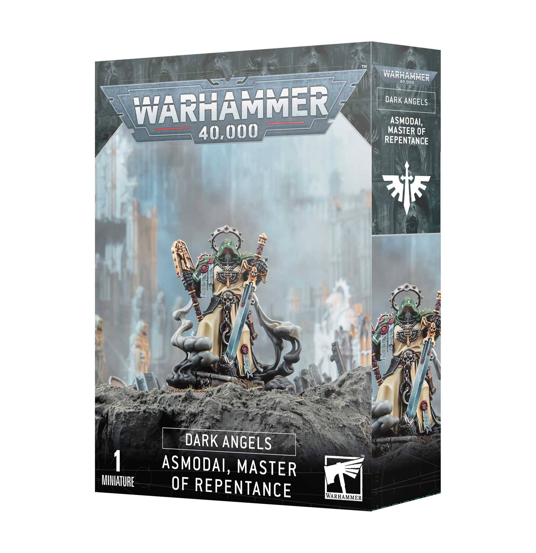 Warhammer 40K Dark Angels Asmodai Master of Repentance - Miniatures ...