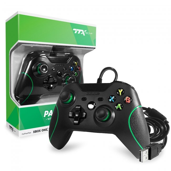 XBOX One Wired Controller Black - Accessories - Video Game - Controller ...