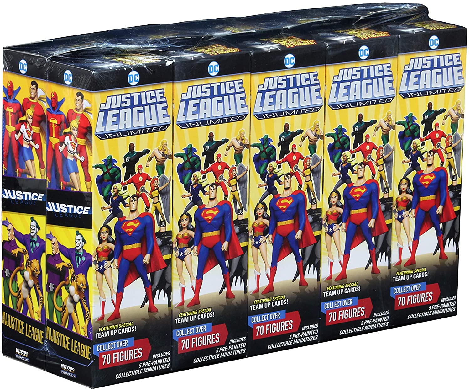 DC HeroClix: Justice League Unlimited Booster Brick - Heroclix - Sealed ...