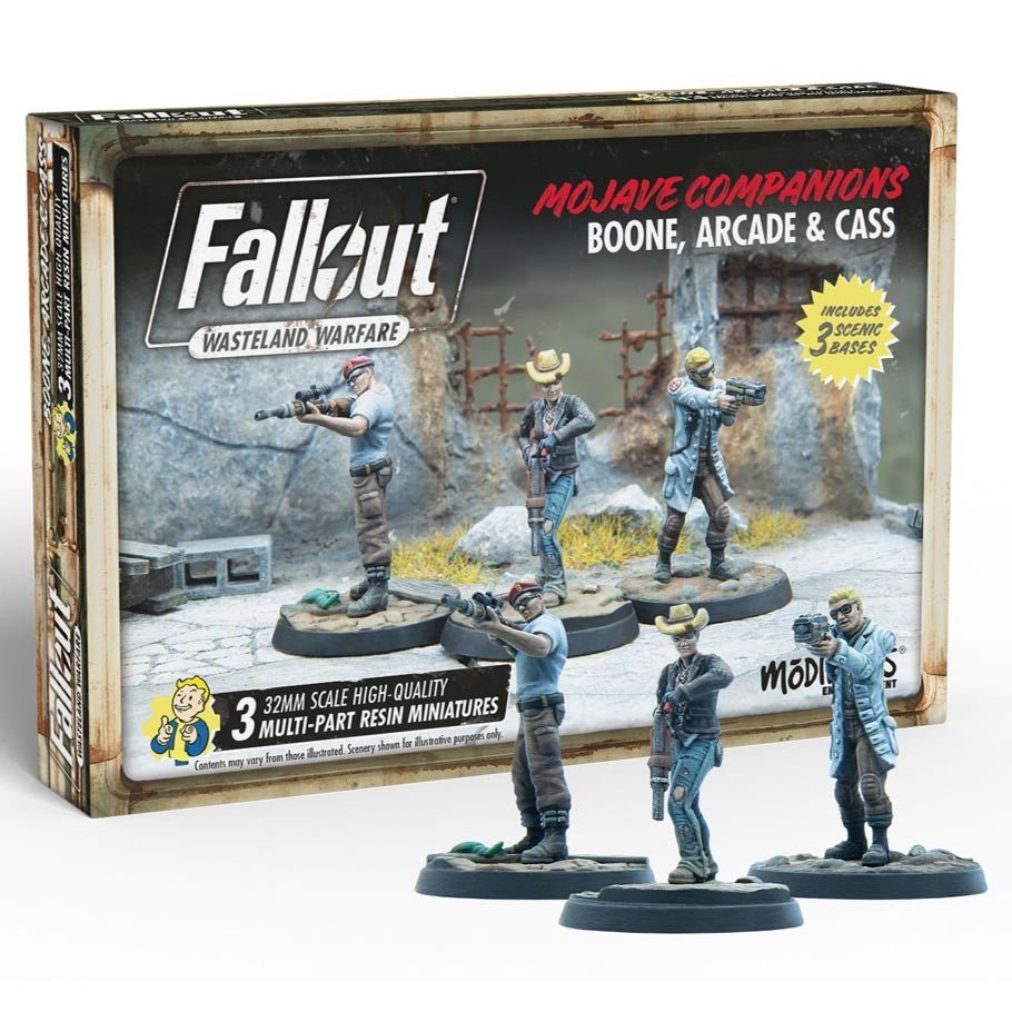 Fallout: Wasteland Warfare Companions Boone Arcade & Cass - Miniatures ...