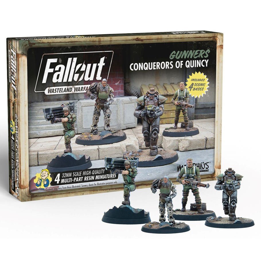 Fallout Wasteland Warfare Gunners Conquerors Quincy (WH) - Miniatures ...