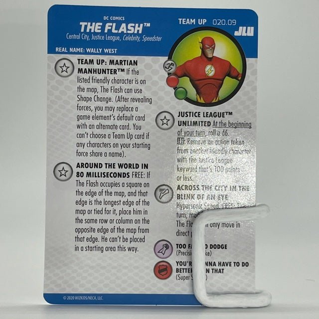 Heroclix DC Justice League Unlimited Team Up Card The Flash 020.09 ...