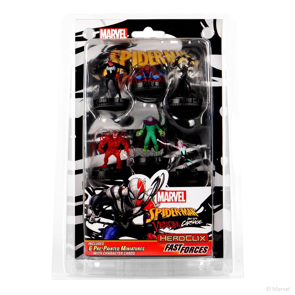 Marvel HeroClix: Spider-Man and Venom Absolute Carnage Fast Forces ...