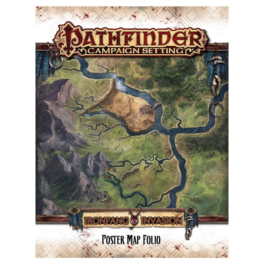 Pathfinder Campaign Setting: Ironfang Invasion Poster Map Folio - RPG ...