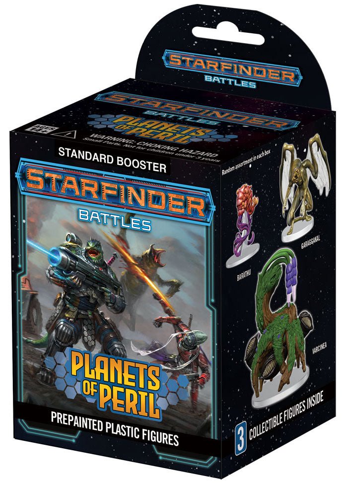 Starfinder Battles: Planets of Peril Booster Box - RPG - Miniatures ...